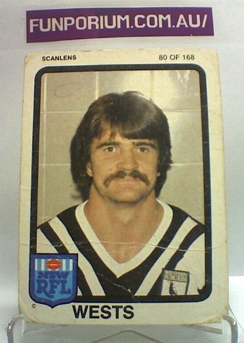 1981 Scanlens Rugby League - #80 - John Ribot - Magpies | eBay