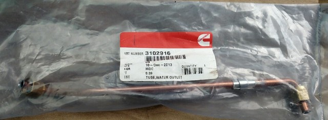 Cummins OEM Part 3102916 Tube Water Outlet for sale online | eBay