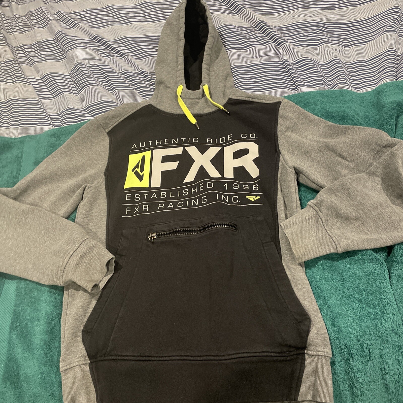 Official FXR Racing Hoodie Sweatshirt Mens Size Small Authentic Ride Co ...