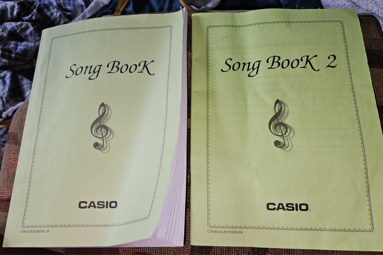Casio Song Book and Song Book 2 Lot of 2 Books | eBay