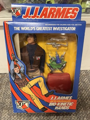 * VINTAGE IDEAL 1976 J.J. ARMES BIO KINETIC HANDS ACTION FIGURE NIB *BC ...
