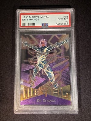 1995 Marvel Metal Dr. Strange #58 PSA 10 | eBay
