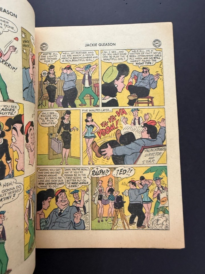 JACKIE GLEASON and the Honeymooners comic #1 DC-1st app Ralph Kramden ...