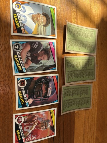Topps 1984 Near Complete set (394/396) Missing Marino/Elway NFL Cards ...