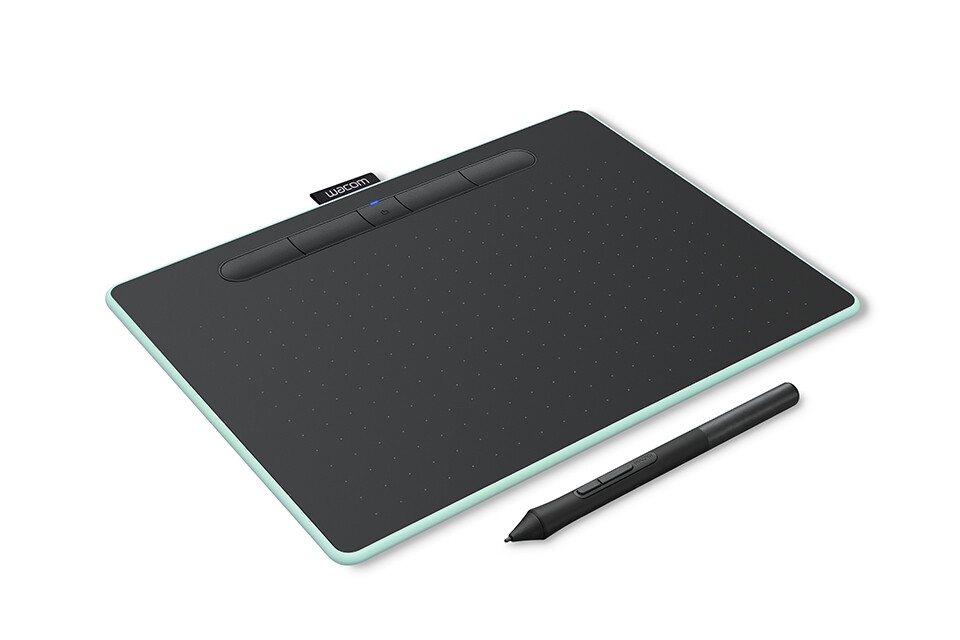 Wacom Intuos Bluetooth Graphics Tablet Medium Pistachio – La Paz County ...