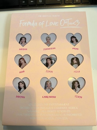 TWICE - Formula of Love: O+T= 3 US Target Exclusive CD Kpop CD And Book ...
