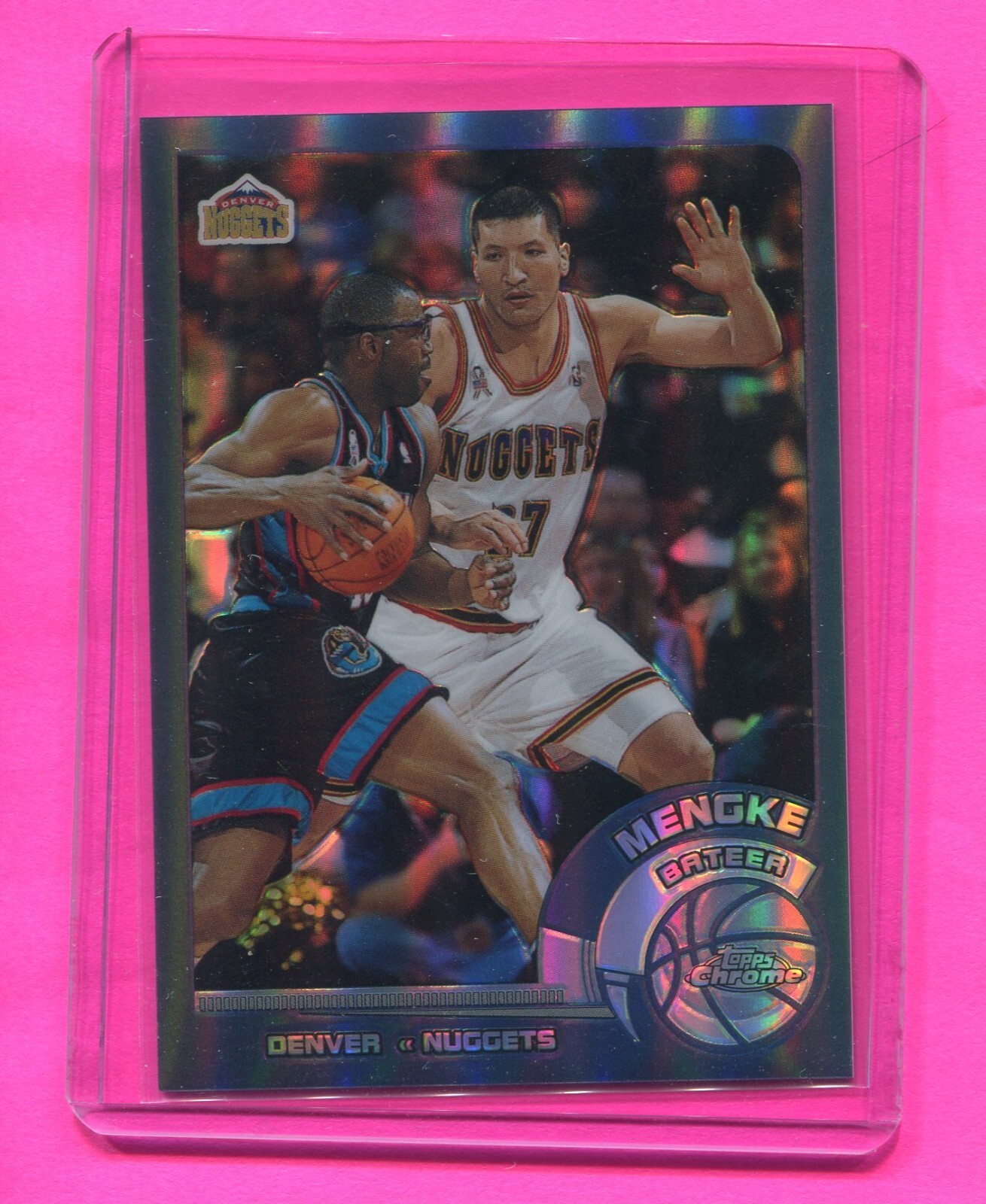 MENGKE BATEER NUGGETS 2002-03 TOPPS CHROME NBA BASKETBALL REFRACTOR ...