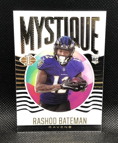 RASHOD BATEMAN 2021 Panini Illusions MYSTIQUE Gold & White Rookie Card ...