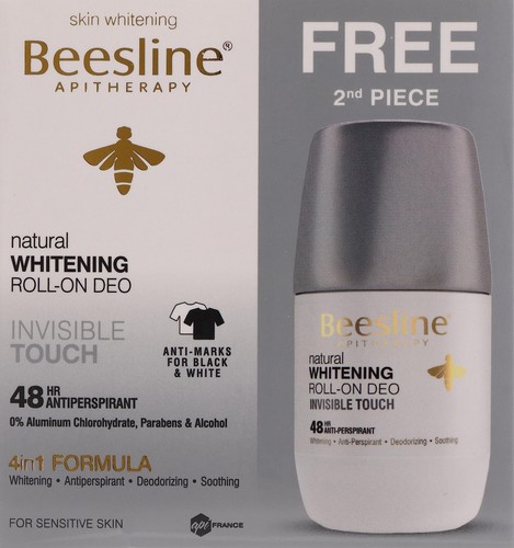2x Beesline Whitening Roll On Deodorant Invisible Touch 48h ...