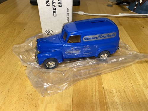 Ertl 1950 Chevy Panel Bank Classic Motorbooks #7567 Diecast Bank 1/25 ...