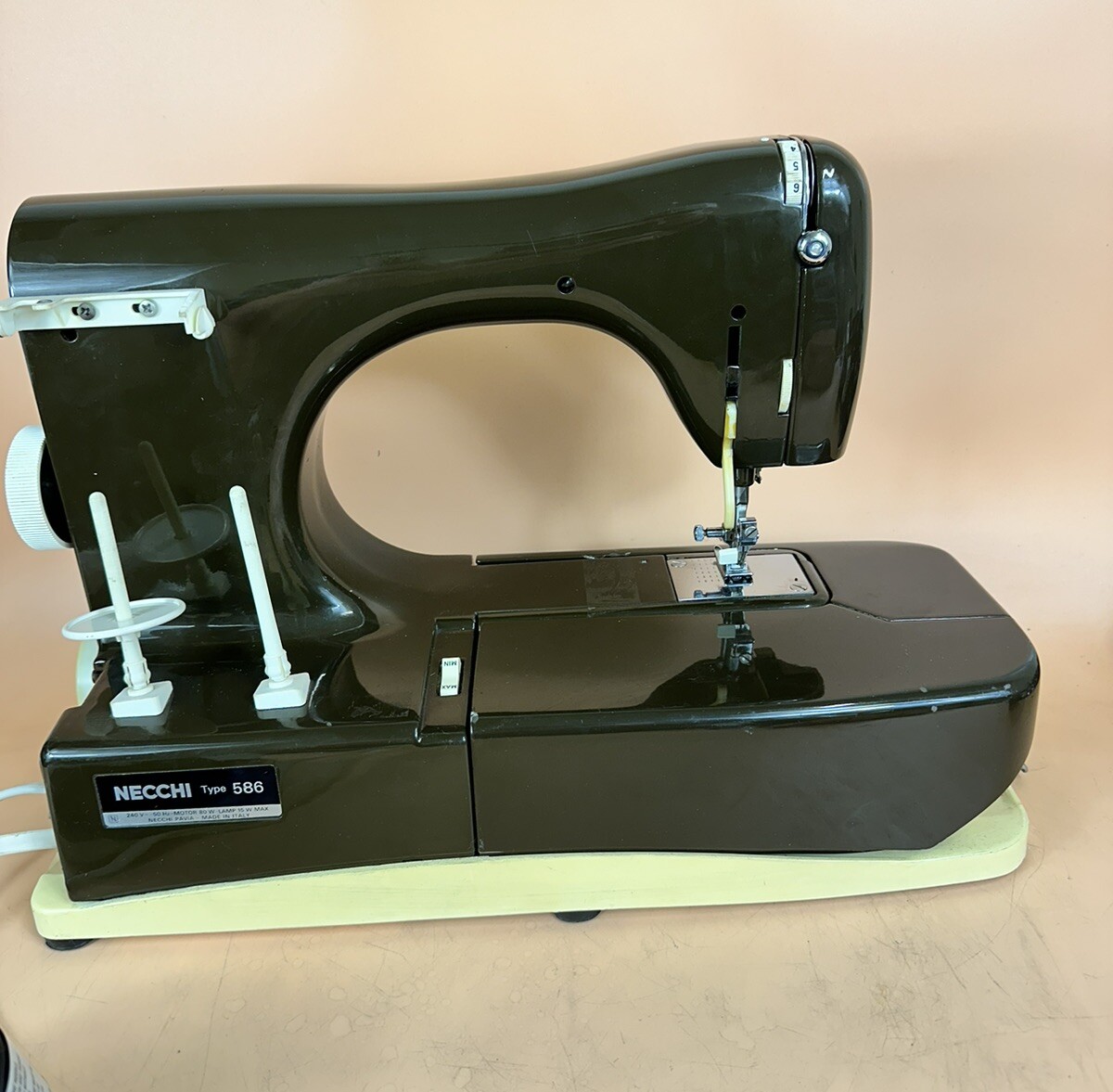 Necchi Bu Mira Sewing Machine With Case And Foot Pedal Ebay Necchi BU