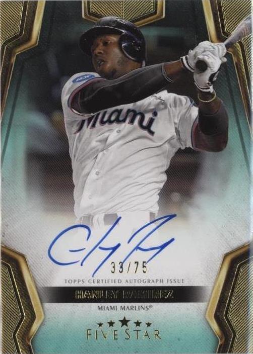 2024 Topps Five Star - Autographs Hanley Ramirez #FSA-HR Aqua /75 (AU ...