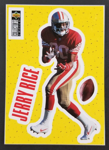 Jerry Rice 1996 Upper Deck CC Stick Ums Sticker Football Card #11 (NM ...