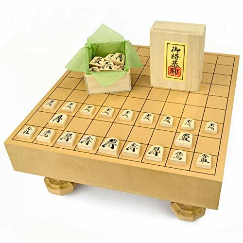 将棋 Shogi set Shinkei 2 inch Hagi with legs Shogi board set from Japan ...