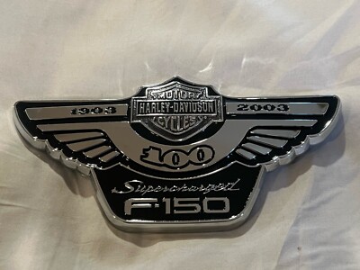 2003 HARLEY-DAVIDSON FORD F150 F-150 SUPERCHARGED TAILGATE EMBLEM NEW ...