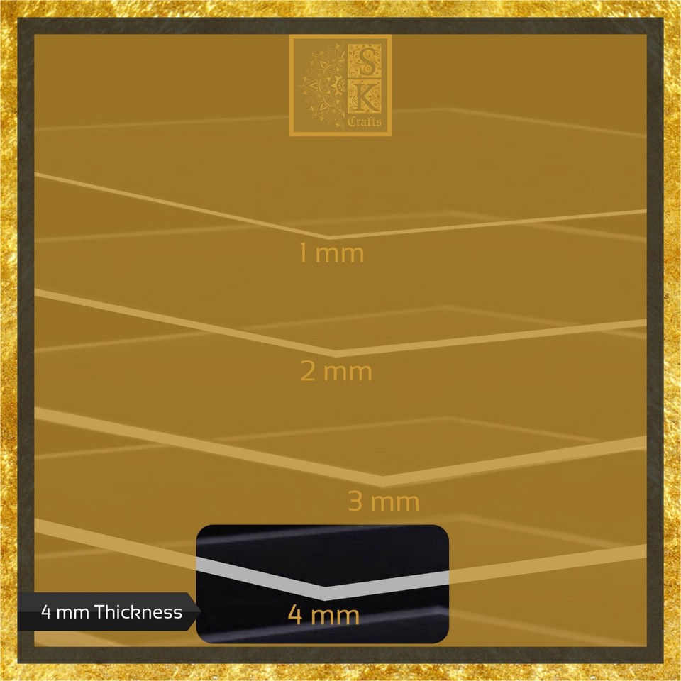 Clear Plastic Acrylic Perspex Sheet Safety Glass Alt Order Custom Size ...