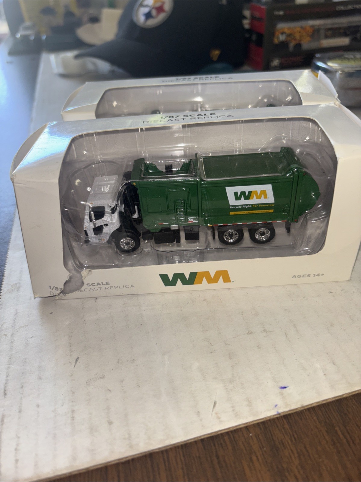 FIRST GEAR Mack LR Waste Management Refuse Truck McNeilus ZR Side Loader 1/87 | eBay