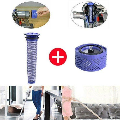 Pre & Post Motor HEPA Filter Kit for DYSON V6 Vacuum Cleaner ...
