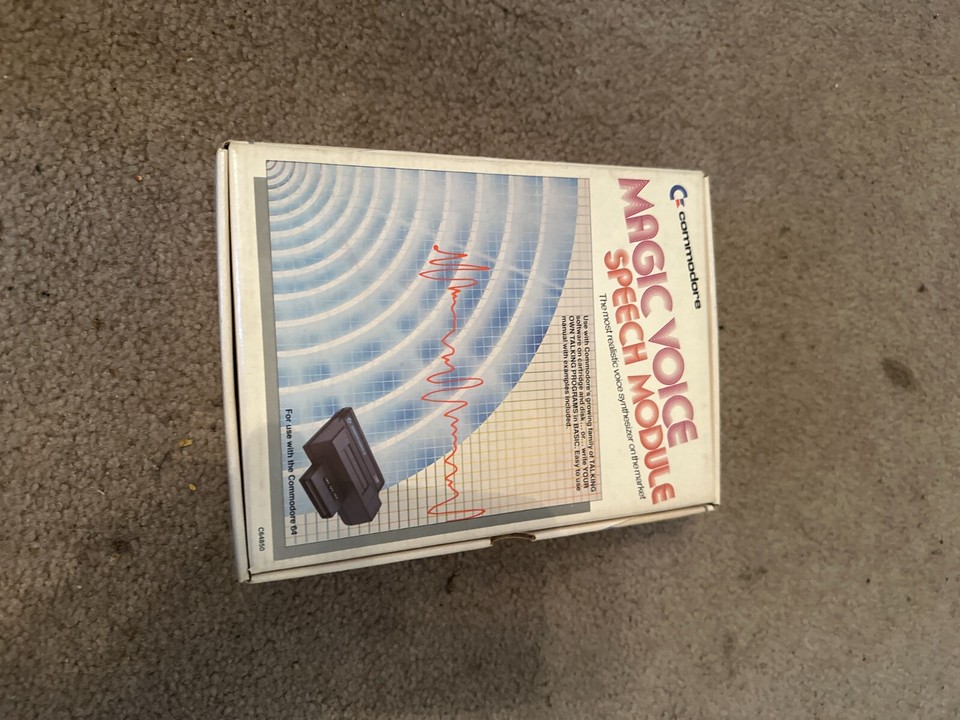 Magic Voice Speech Module For Commodore 64 C64 W/Box And Manual | eBay