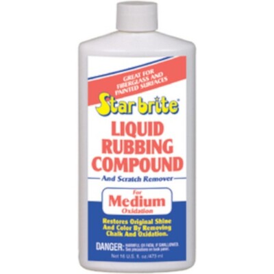 Star Brite Liquid Medium Rubbing Compound & Scracth Remover - 16 oz. | eBay