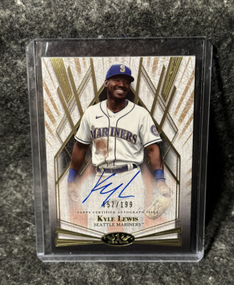 Kyle Lewis /199 Auto, 2022 Topps Tier One, Seattle Mariners BOA-KL | eBay
