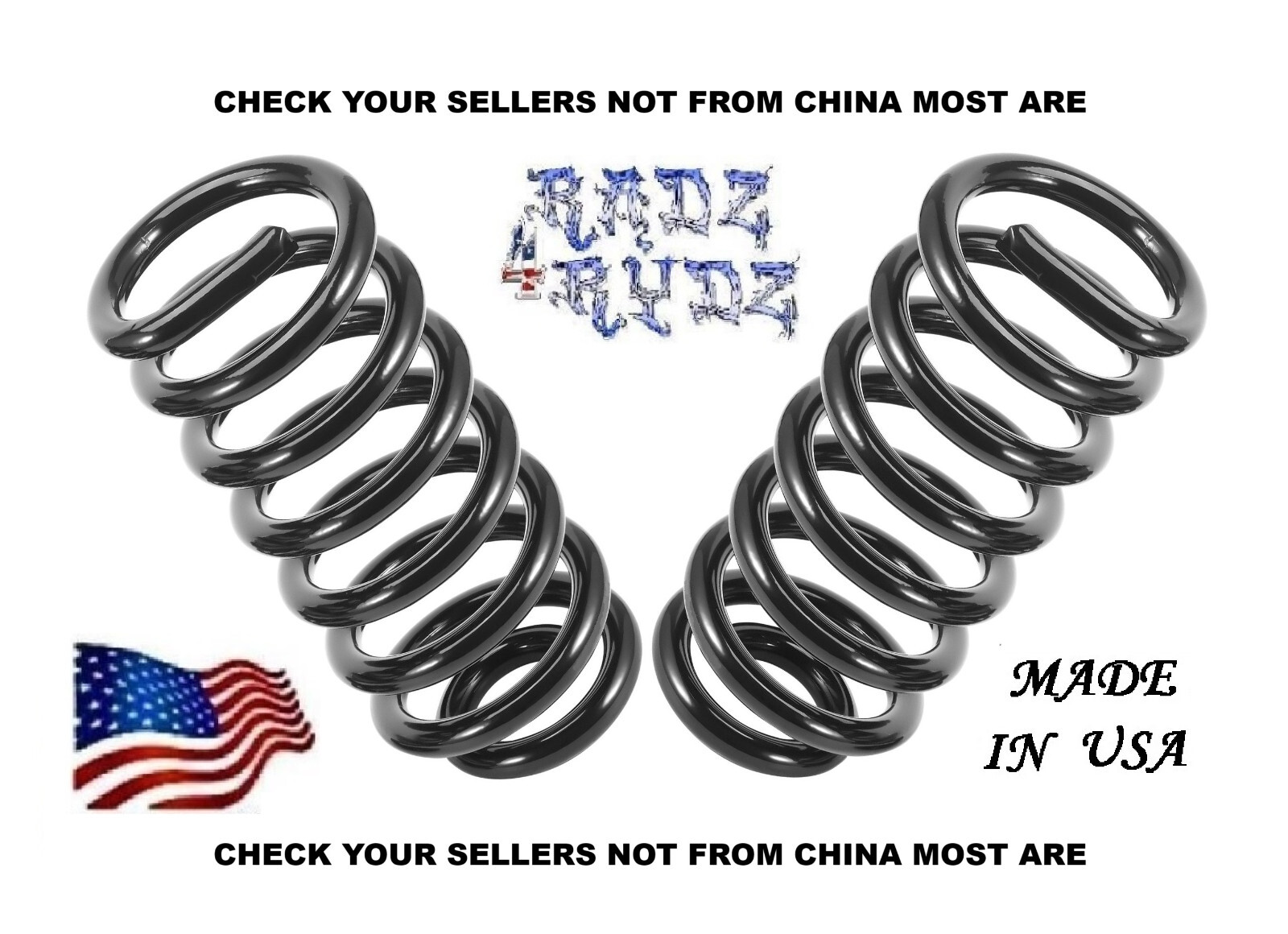1980-1996 Ford F150 F100 2WD 3" Front Drop Coils Lowering Springs ...