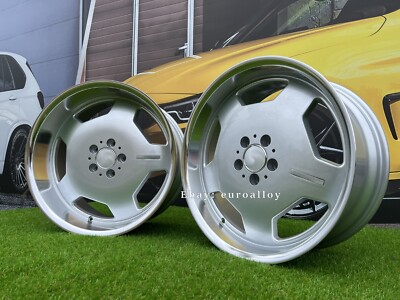 4 x 19 Inch 5x112 Performa Style Silver Wheels: Fits For Mercedes E S ...
