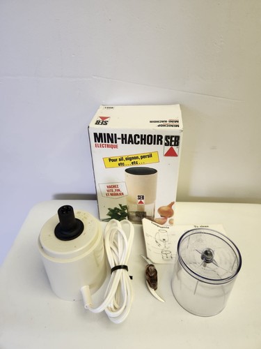 SEB Minichop Electric Food Processor Chopper France VTG TESTED | eBay