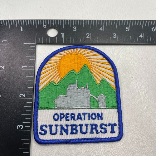 OPERATION SUNBURST Patch (SUN PEEKING OVER MOUNTAINS) 361E | eBay