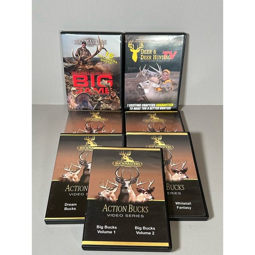 BuckMasters DVDS Lot of 7 Big Game Action Bucks Deer Hunting TV | eBay