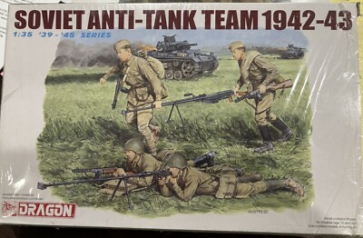 Dragon Models 1:35 Soviet Anti-Tank Team 1942/43 #6049 | eBay