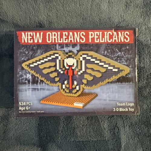 Official NBA New Orleans Pelicans Team Logo Building Set 534 Pieces Toy ...