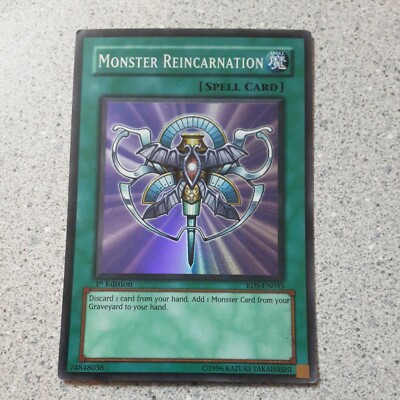 Super Rare Monster Reincarnation 1st Edition RDS-EN045 NM Yu-Gi-Oh | eBay