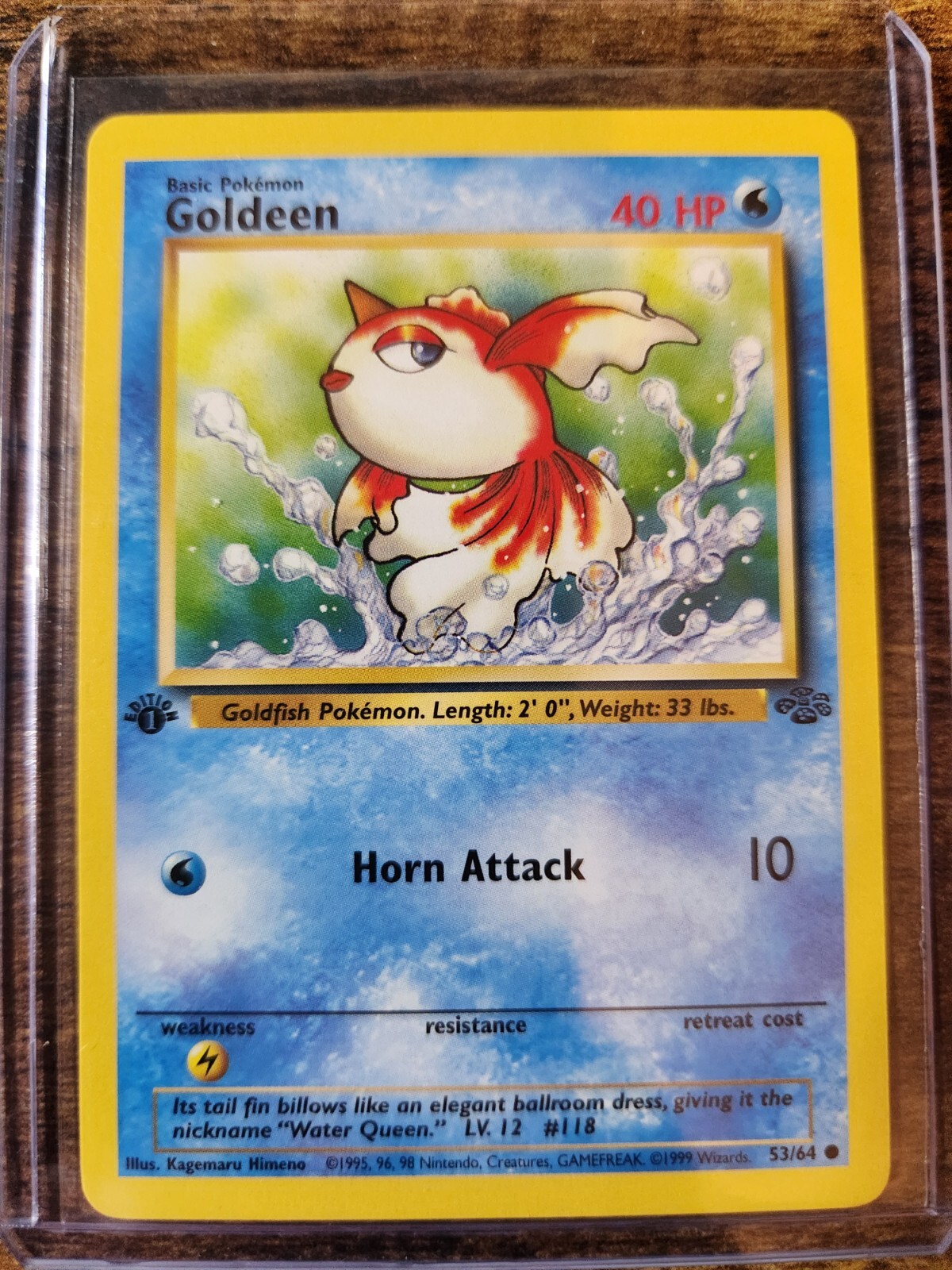 1999 Pokemon Jungle TCG Goldeen 1st Edition Common 53/64 | eBay
