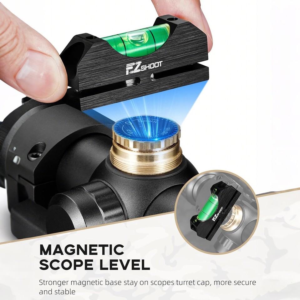 Upgraded Scope Leveling Combo Universal Magnetic Optics Scope Bubble ...