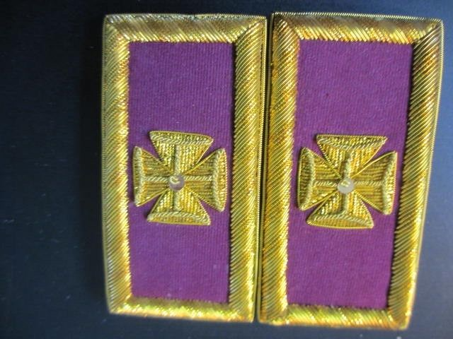 Knights Templar Past Grand Commander Shoulder Boards | eBay