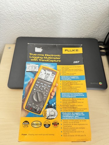 FLUKE 287 TRUE RMS DATA LOGGING MULTIMETER W/ TREND CAPTURE - FREE ...