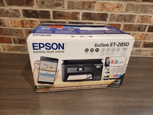 Epson EcoTank ET-2850 Wireless Color All-in-One Printer Black/F433A 175 ...