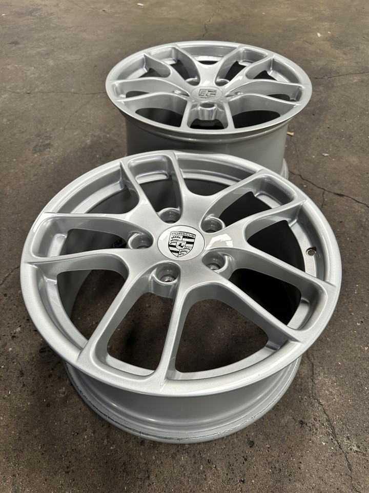 Genuine Used 2018 Porsche Cayman III 718 987 981 Boxster 18x8 18x9.5 ...