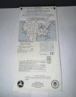 CHICAGO Sectional Aeronautical Chart FAA Map October 31, 2002 Issue ...