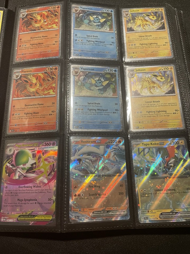 Pokemon Binder Lot Of 232 Cards Full Arts, Promos And More All Near ...