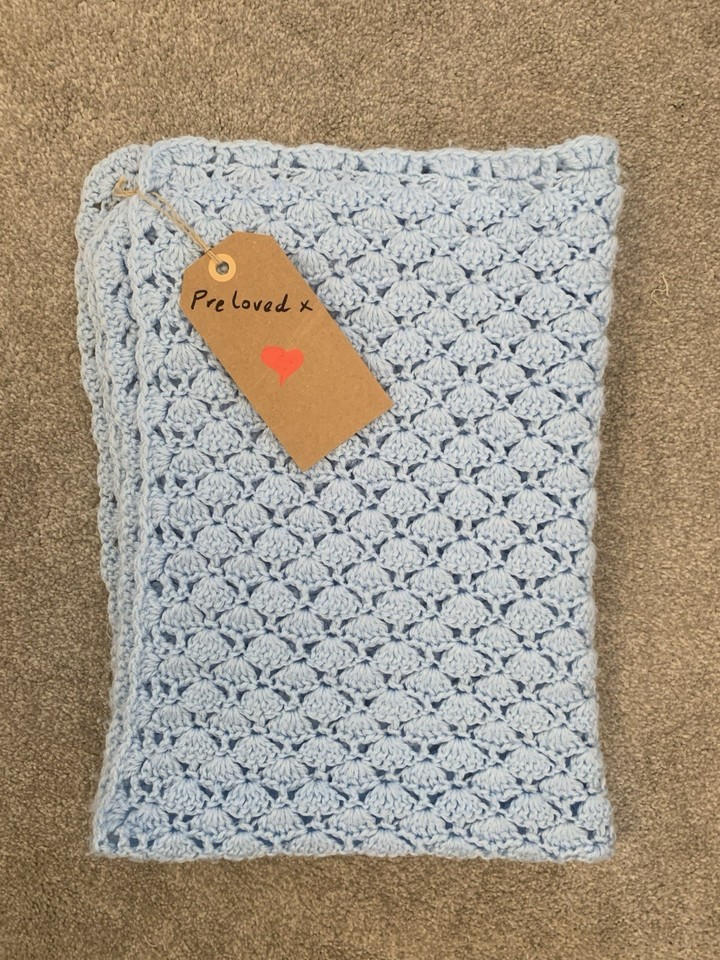 Hand Knitted Baby Blanket | eBay UK