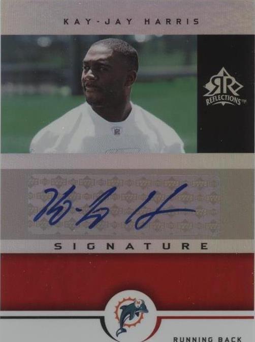 2005 Upper Deck Reflections - Signature Reflections Kay-Jay Harris #SR ...