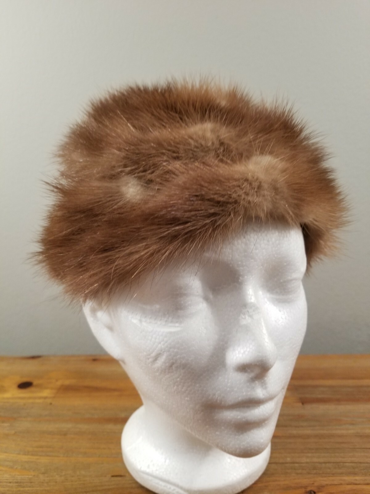 Vintage 1940's Mr. Harry Sable Fur Hat Flex Size - Gem