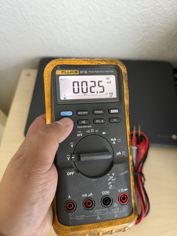 Fluke 87 III True RMS Digital Multimeter W/ Leads - SHIPS FAST | eBay