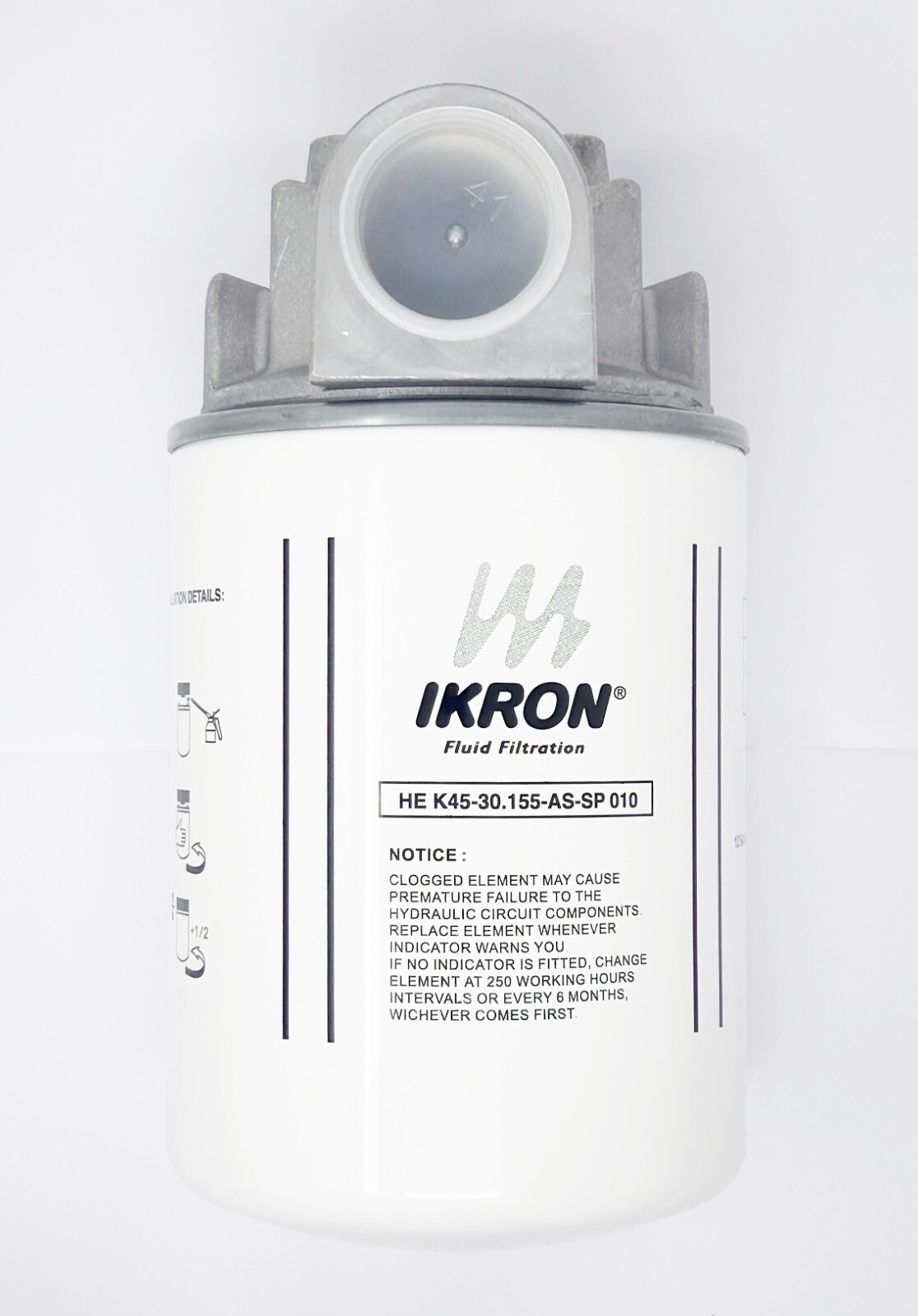 Inline Hydraulic Oil Filter Return Suction Line 10 Micron 165L 12 Bar ...