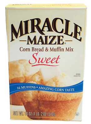 Miracle Maize Sweet Corn Bread & Muffin Mix 18 oz Cornbread | eBay