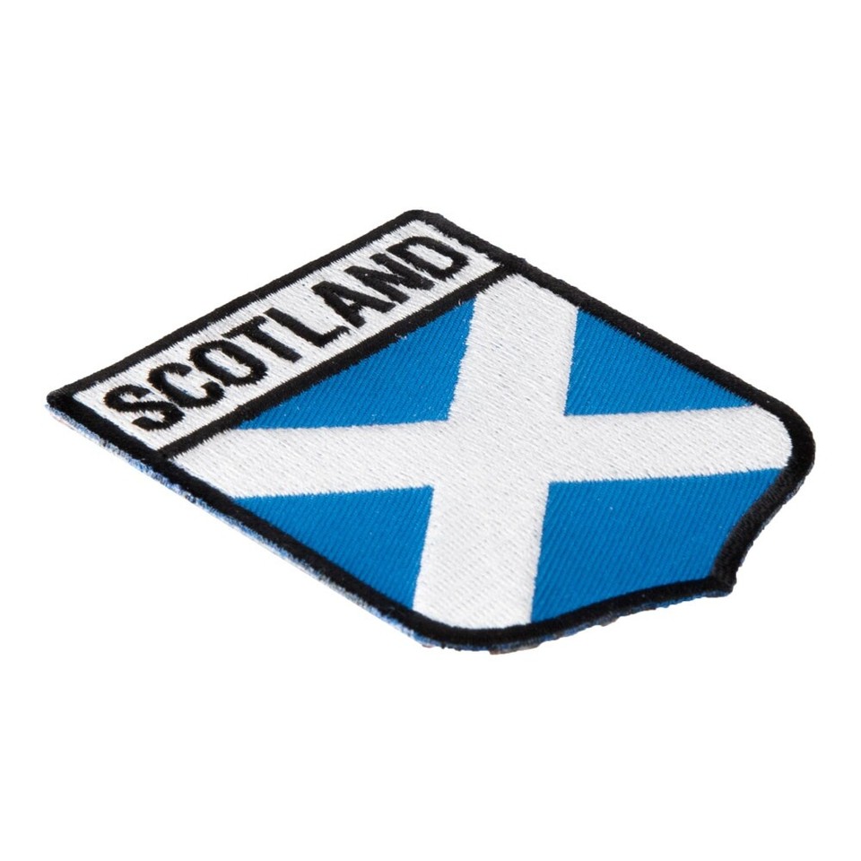 Scotland Flag Shield Patch, European Country Flag Patches | eBay
