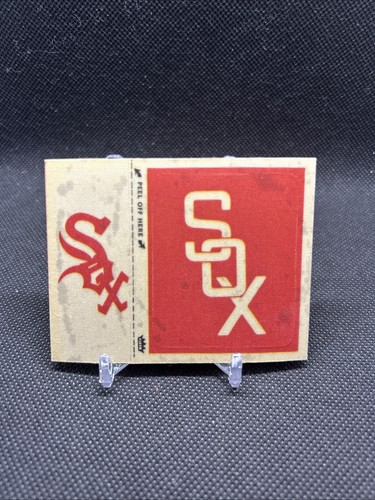 CHICAGO WHITE SOX 1968-72 Fleer Team Logo Cloth Patches Type 2 | eBay