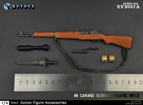 ZY Toys 1:6 Scale ZY2017A MI GARAND SEMIBAUTOMATIC RIFLE WEAPON For 12 ...